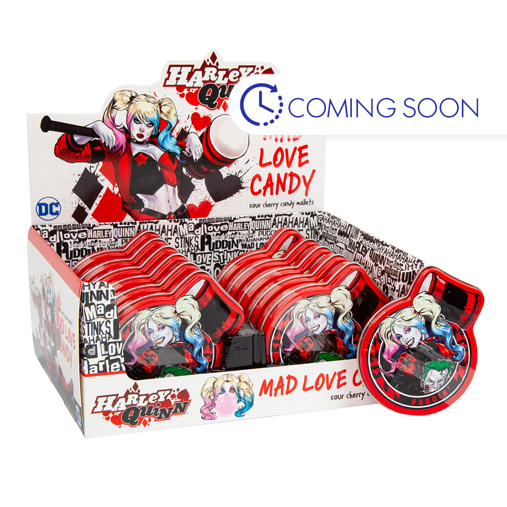 Harley Quinn - Mad Lve Candy Sour Cherry - 1oz | Nassau Candy
