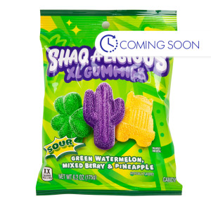 Shaq - A - Licious Sour Gummies - Peg - 6.2oz | Nassau Candy