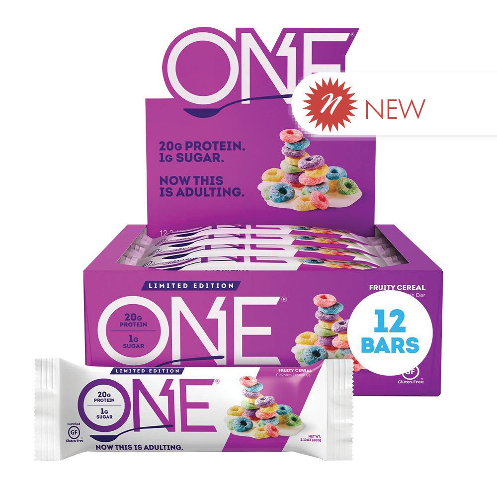 ONE Fruity Cereal 2.12 oz Bar | Nassau Candy