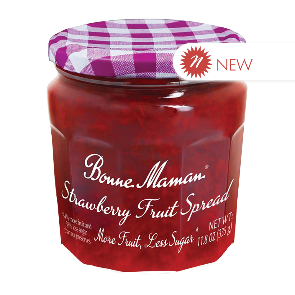 Bonne Maman Strawberry Fruit Spread 11.8 oz Jar | Nassau Candy