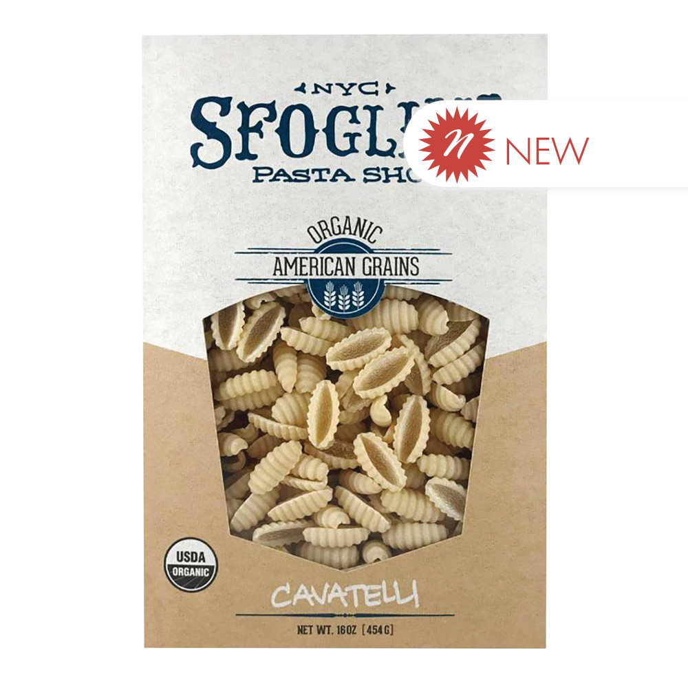 Sfoglini Pasta Organic Durum Semolina Cavatelli 16 oz Box | Nassau Candy