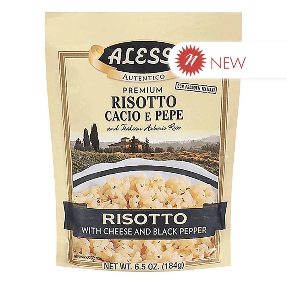 Alessi Risotto With Cheese And Black Pepper 6.5 oz | Nassau Candy