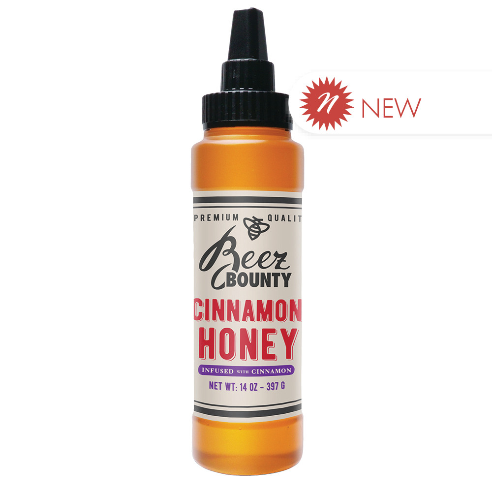 Beez Bounty Cinnamon Honey 14 oz Squeeze Bottle | Nassau Candy