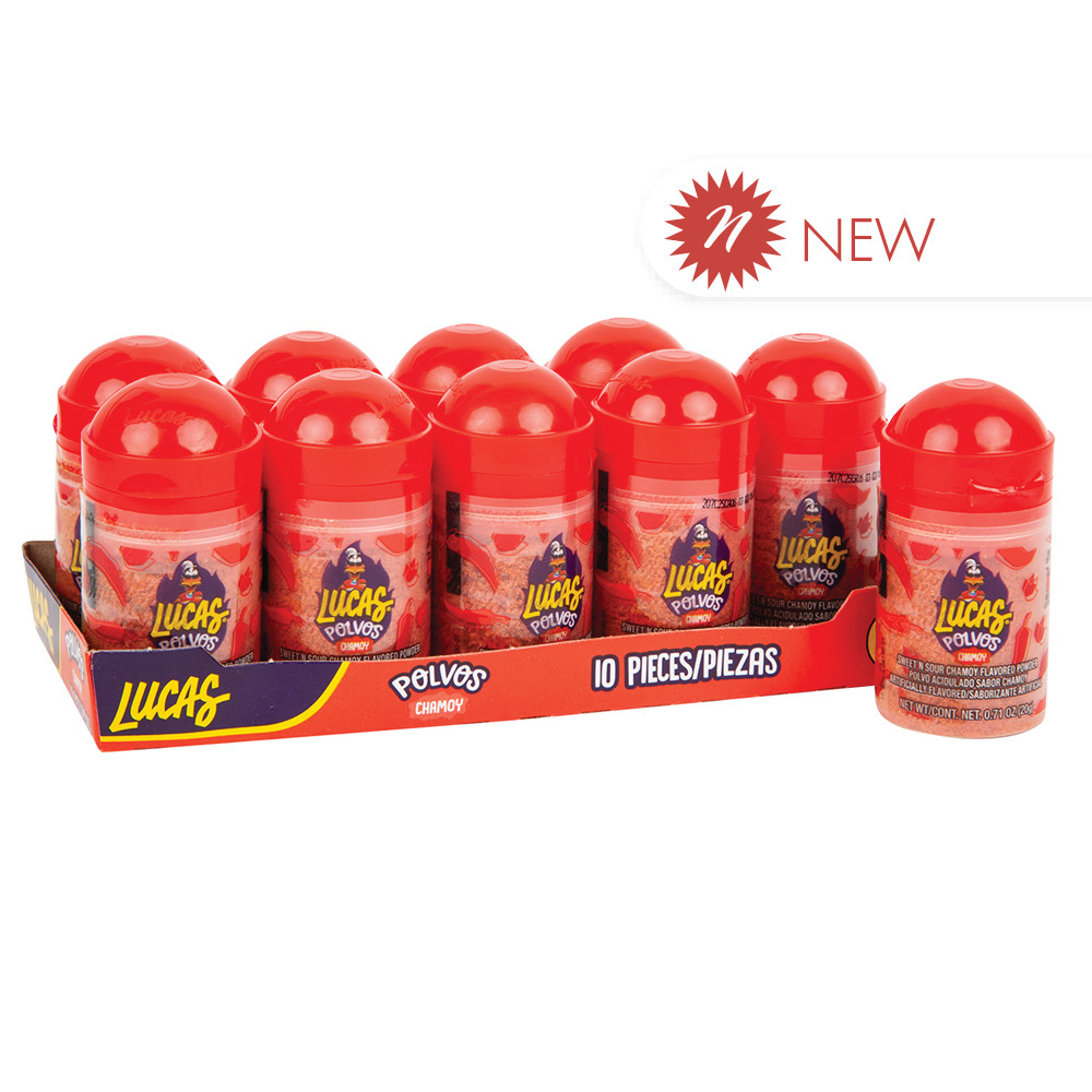 Lucas Polvos Chamoy 0.71 oz Tube | Nassau Candy
