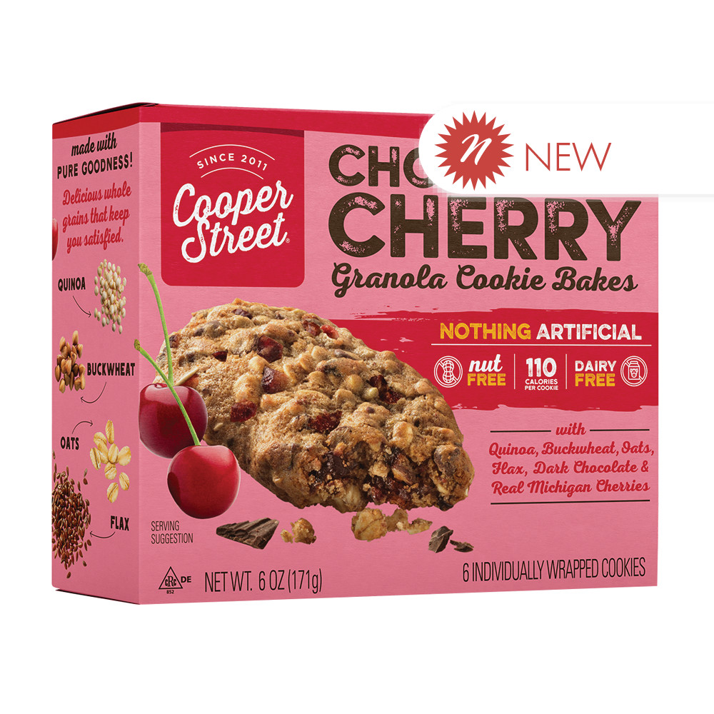 Cooper Street Chocolate Cherry Granola Cookie Bake | Nassau Candy