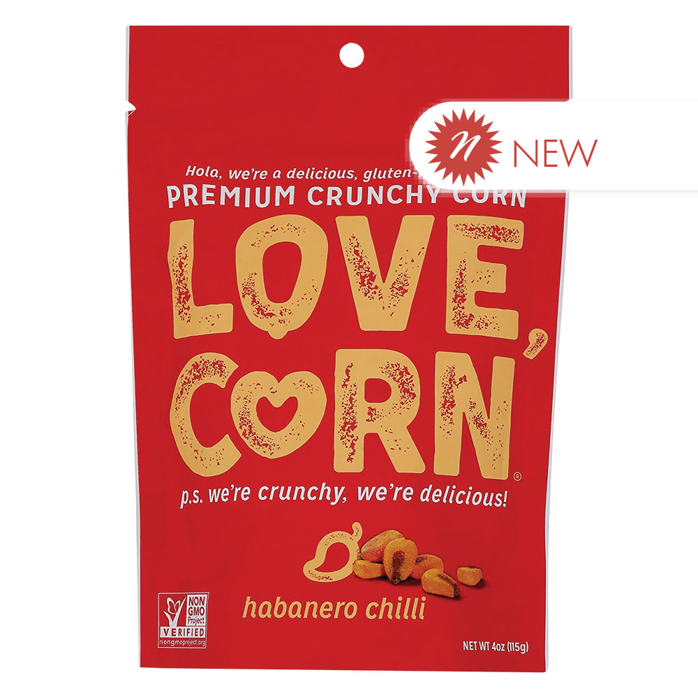 Love Corn Habanero Chili 4 oz Pouch | Nassau Candy