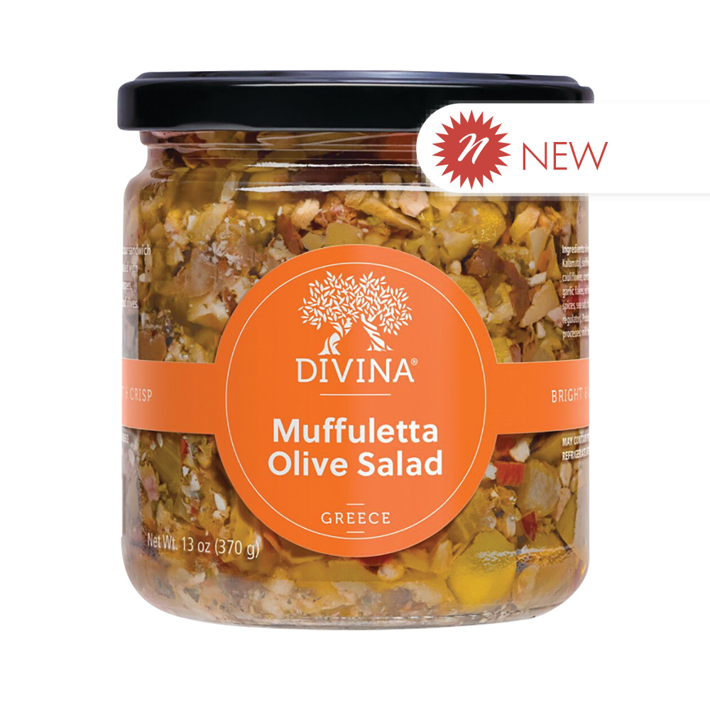 Divina Muffulatta Olive Salad 13 oz Jar | Nassau Candy