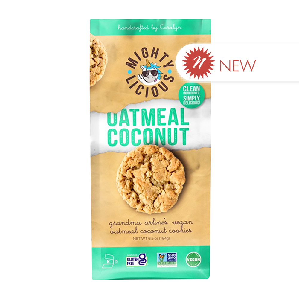 Mightylicious Oatmeal Coconut 6.5 oz | Nassau Candy
