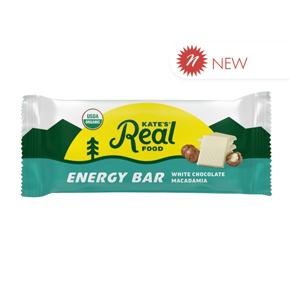 Kate's Real Food White Chocolate Macadamia Nut Bar | Nassau Candy