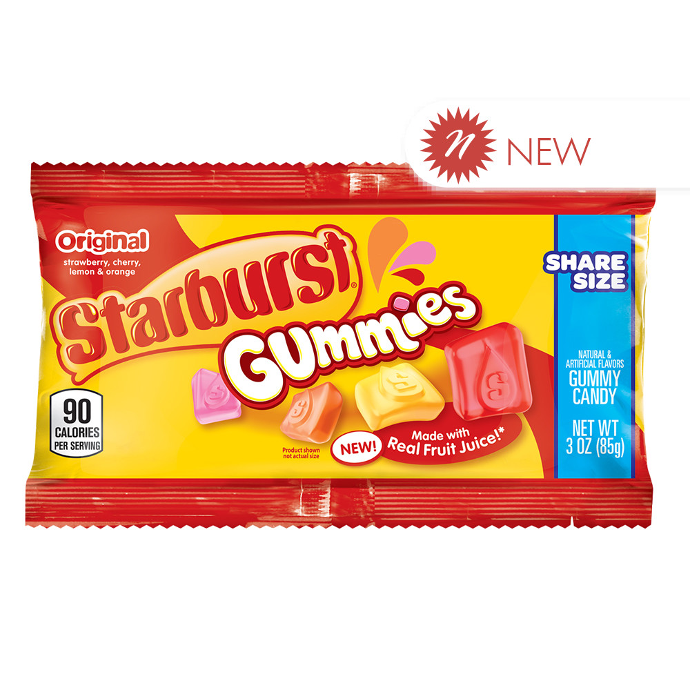 Starburst Gummies Share Size 3 oz | Nassau Candy