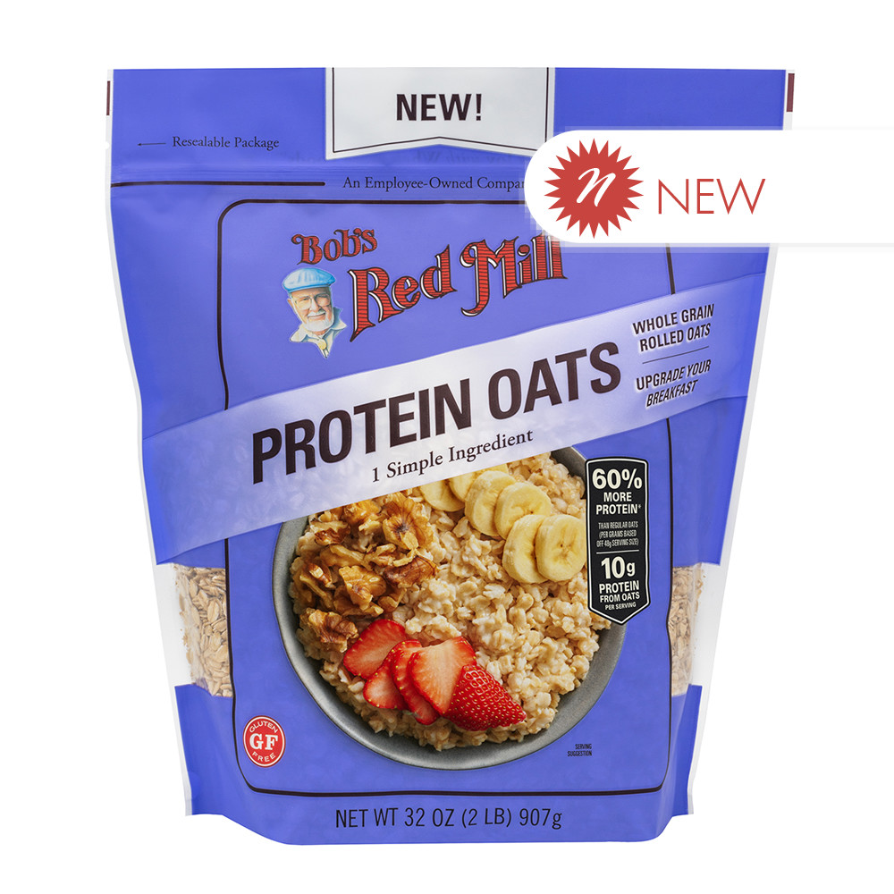 Bob's Red - Gluten Free Protein Oats - 32oz | Nassau Candy