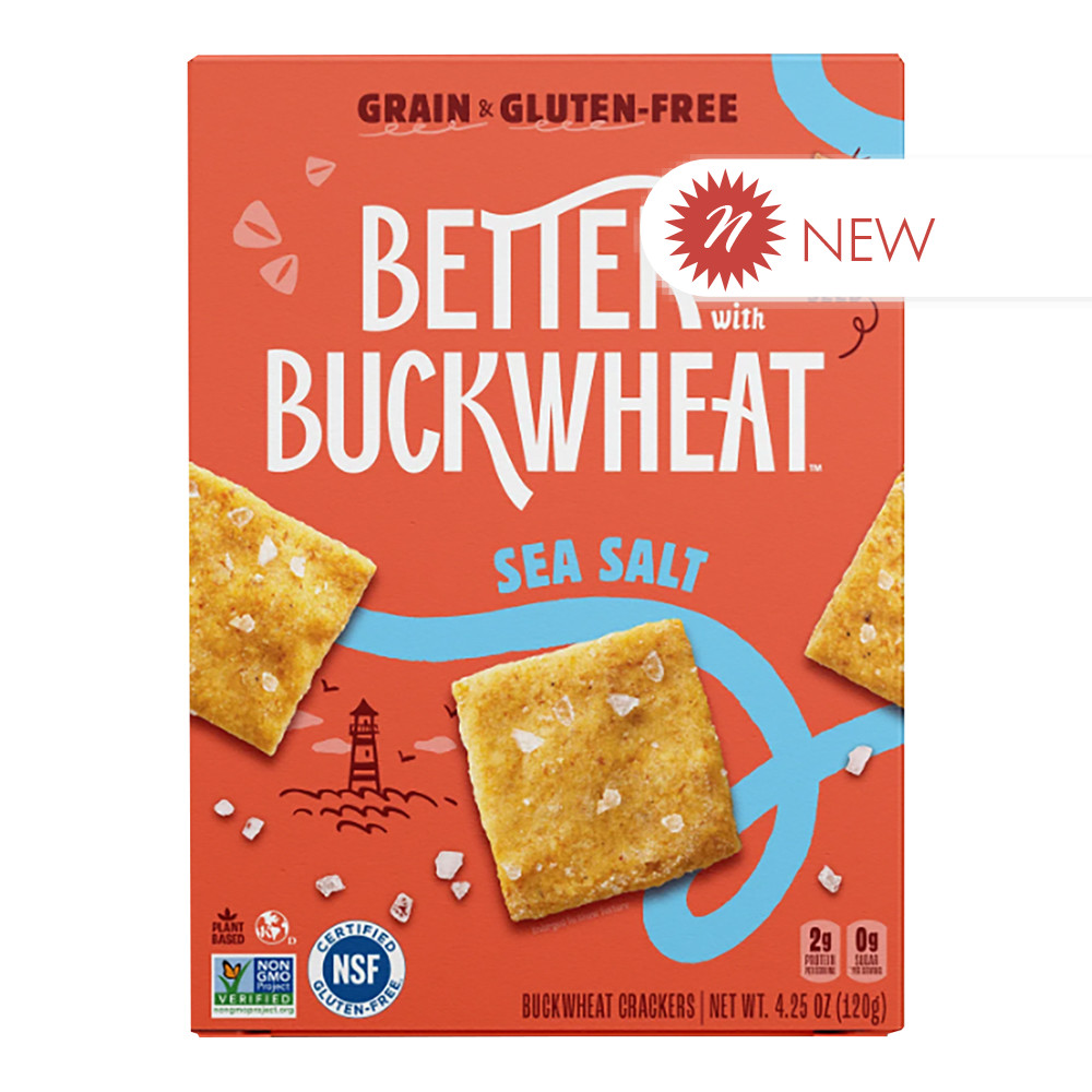 Better Buckwheat - Sea Salt Cracker - 4.25oz | Nassau Candy