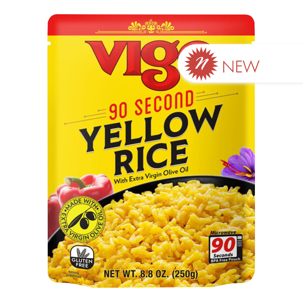 Vigo 90 Second Ready to Eat Yellow Rice 8.8 oz Pouch | Nassau Candy