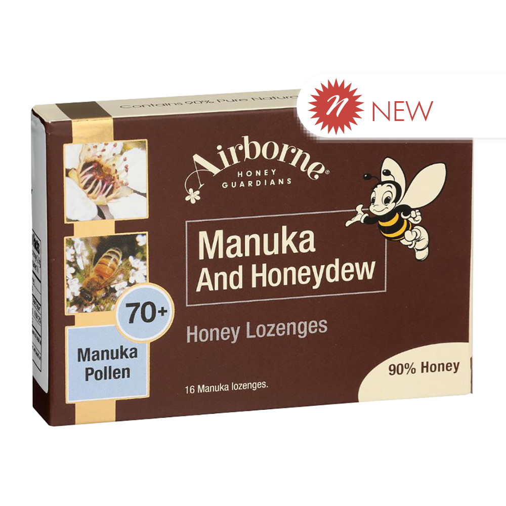 Airborne Manuka & Honeydew Lozenge 1.58 oz Box | Nassau Candy
