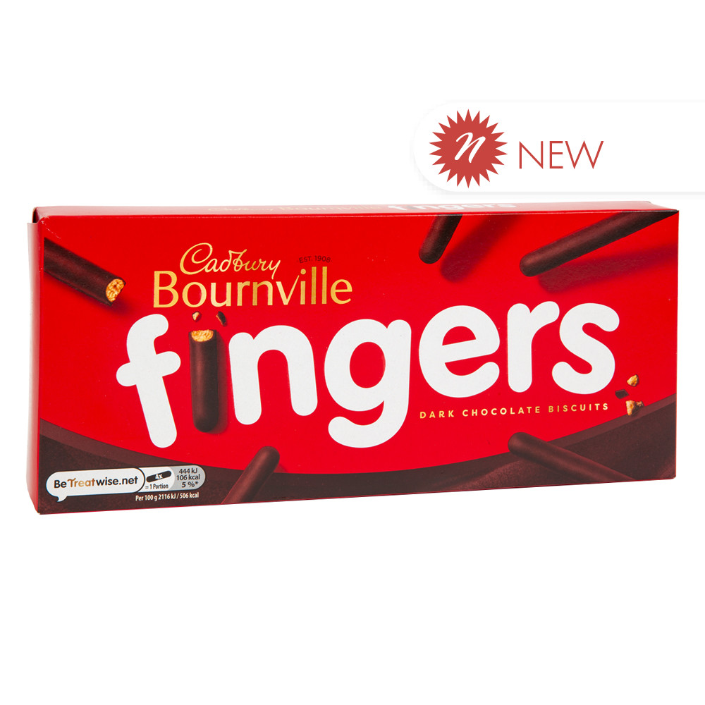 Cadbury Dark Chocolate Fingers 4 oz Box | Nassau Candy