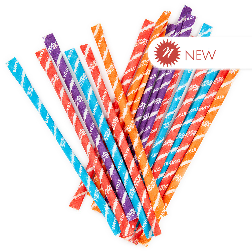 Clever Candy Powdered Candy Straws 10 lb Assorted | Nassau Candy