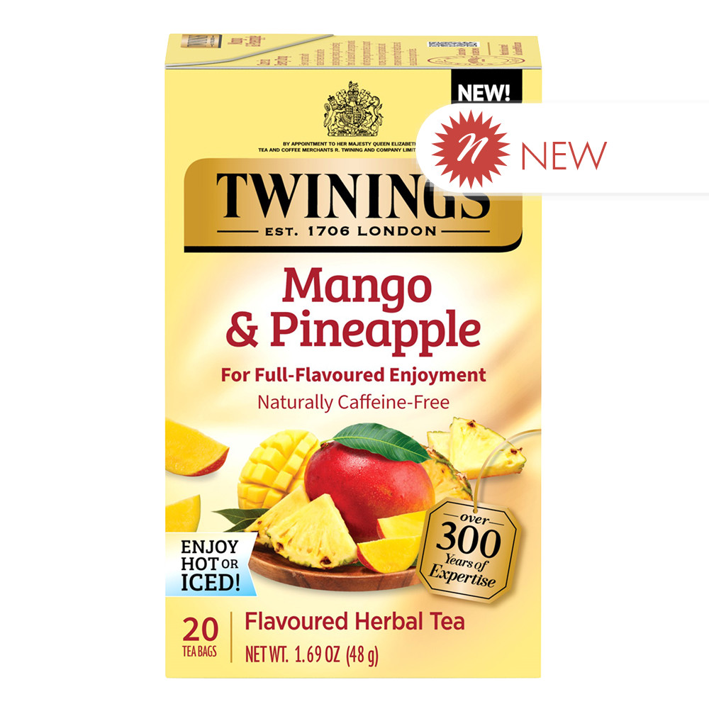 Twinings Tea Mango Pineapple 20 Count Box | Nassau Candy