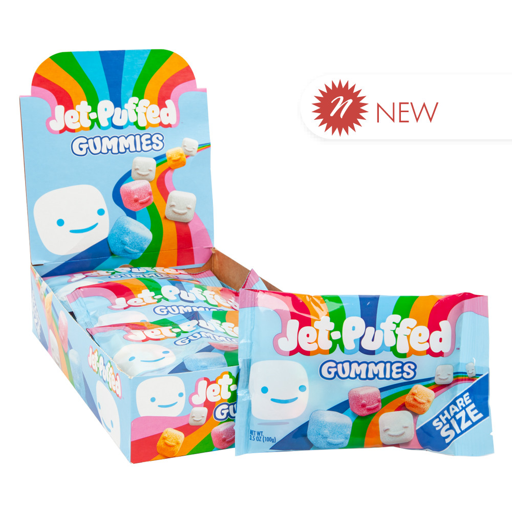 Imagine Jet-Puffed Gummies Share Size 3.5 oz Bag | Nassau Candy