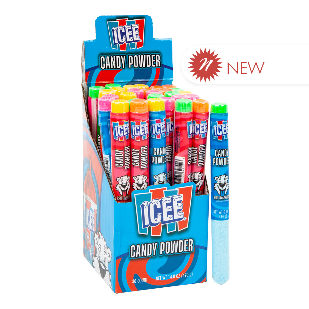 Icee Sour Candy Powder 0.49 oz Tube | Nassau Candy