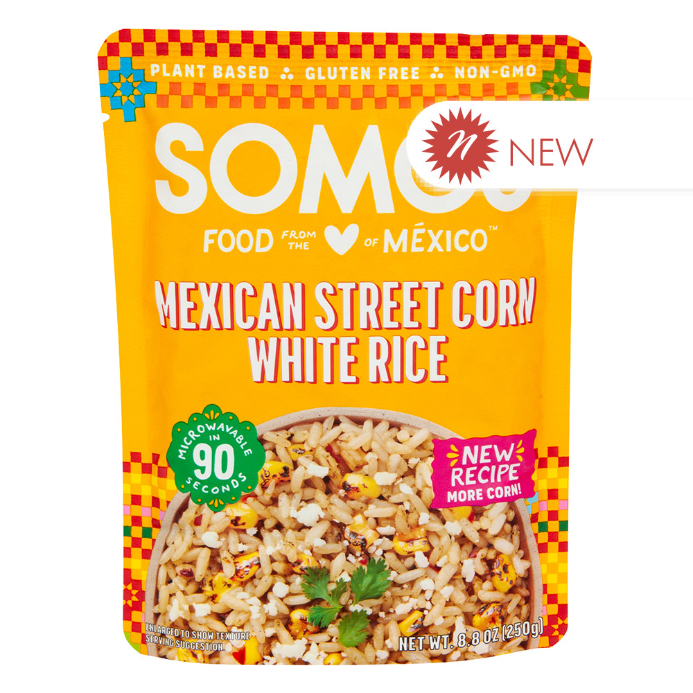 Somos Mexican Street Corn White Rice 8.8 oz Pouch
