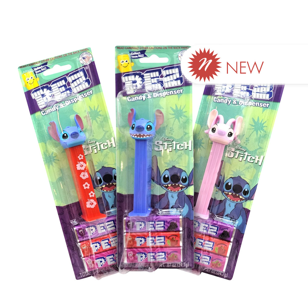 Stitch PEZ Assorted 0.87 oz Blister Pack | Nassau Candy