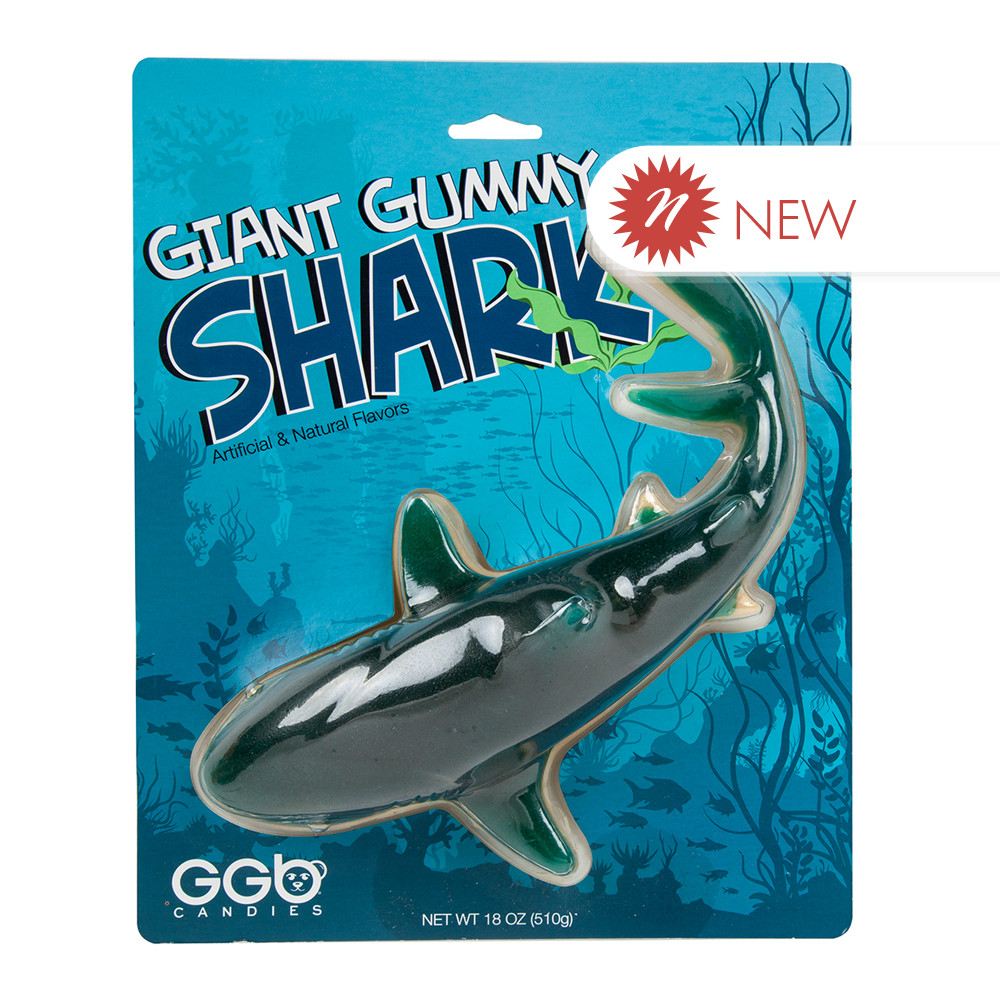Giant Gummy Shark 18 oz Blister Pack | Nassau Candy