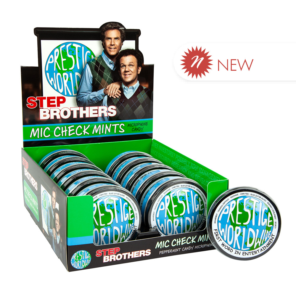 Step Brothers Mic Check Mints 1.5 oz Tin | Nassau Candy