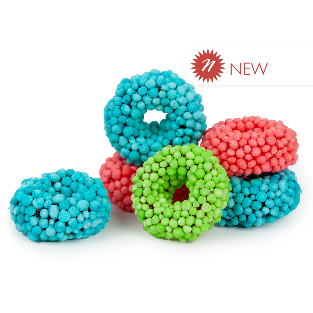Cosmic Rings Sour Candy Coated | Nassau Candy