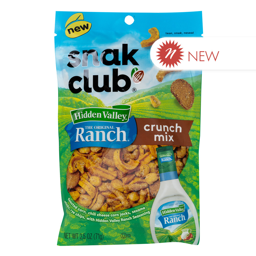 Snak Club Hidden Valley Ranch Crunch Mix Peg Bag | Nassau Candy