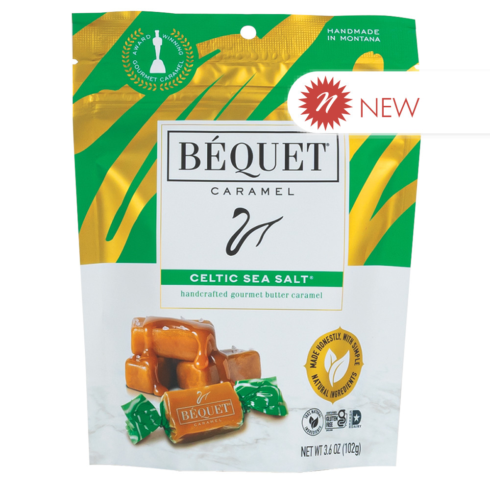 Bequet Celtic Sea Salt Caramel 3.6 oz Pouch | Nassau Candy