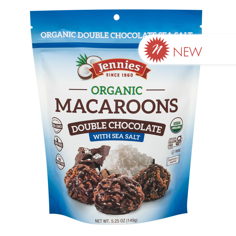 Jennie's - Organic Macaroon Double Chocolate Seas - 5.25oz | Nassau Candy