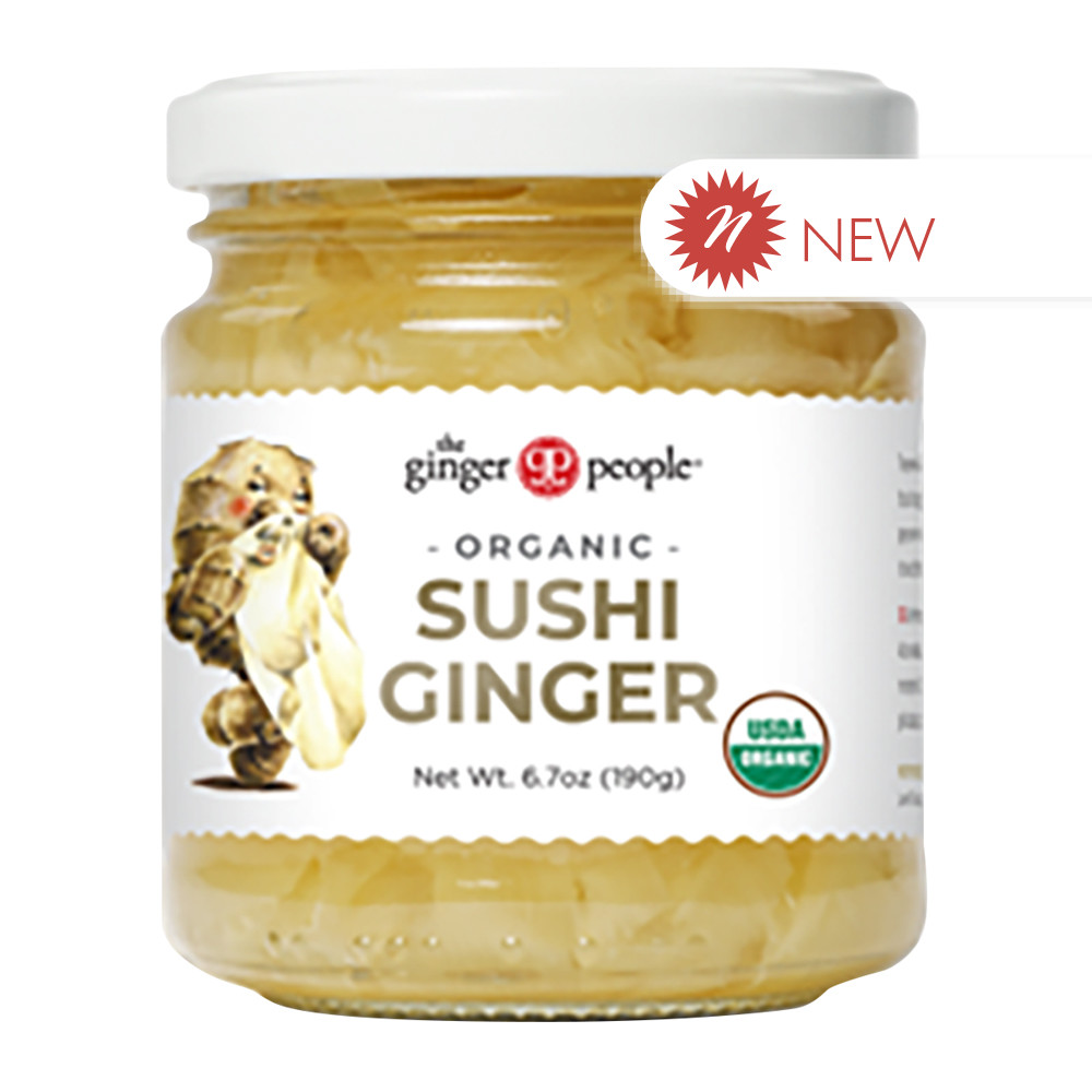 Ginger People - Organic Sushi Ginger - 6.7oz | Nassau Candy