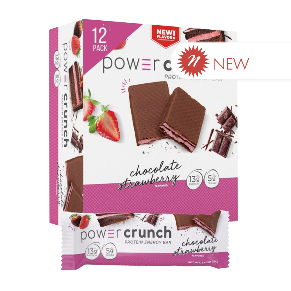 Power Crunch Chocolate Strawberry Protein Bar 1.4 oz Bar | Nassau Candy
