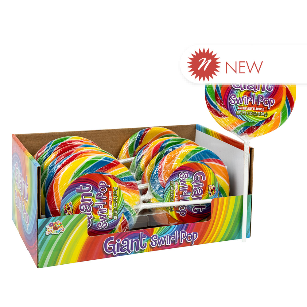 Giant Swirl Pop 4.25 oz | Nassau Candy
