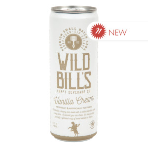 Wild Bill’s Soda Vanilla Cream 12 oz Can | Nassau Candy