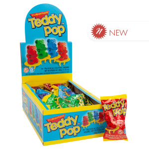 Teddy Pop Lollipop Ring 0.53 oz | Nassau Candy
