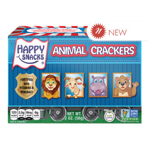 Happy Snacks Animal Crackers 2 oz Box | Nassau Candy