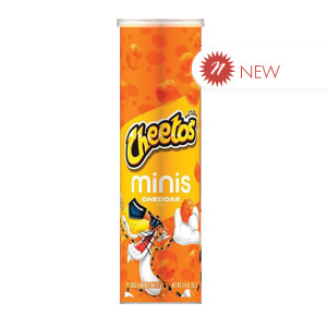 Cheetos Minis Cheddar 3.635 oz Canister | Nassau Candy