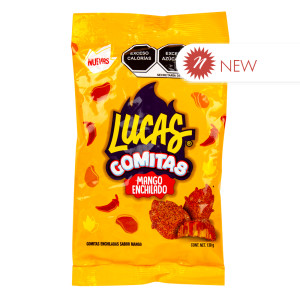 Lucas Mango Enchilado Gomitas Peg Bag | Nassau Candy