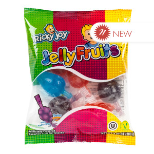 Ricky Joy Jelly Fruits 9.87 oz Peg Bag | Nassau Candy