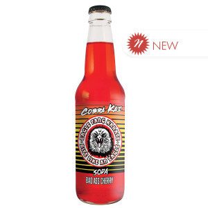 Cobra Kai Bad Ass Cherry Soda 12 oz Bottle | Nassau Candy