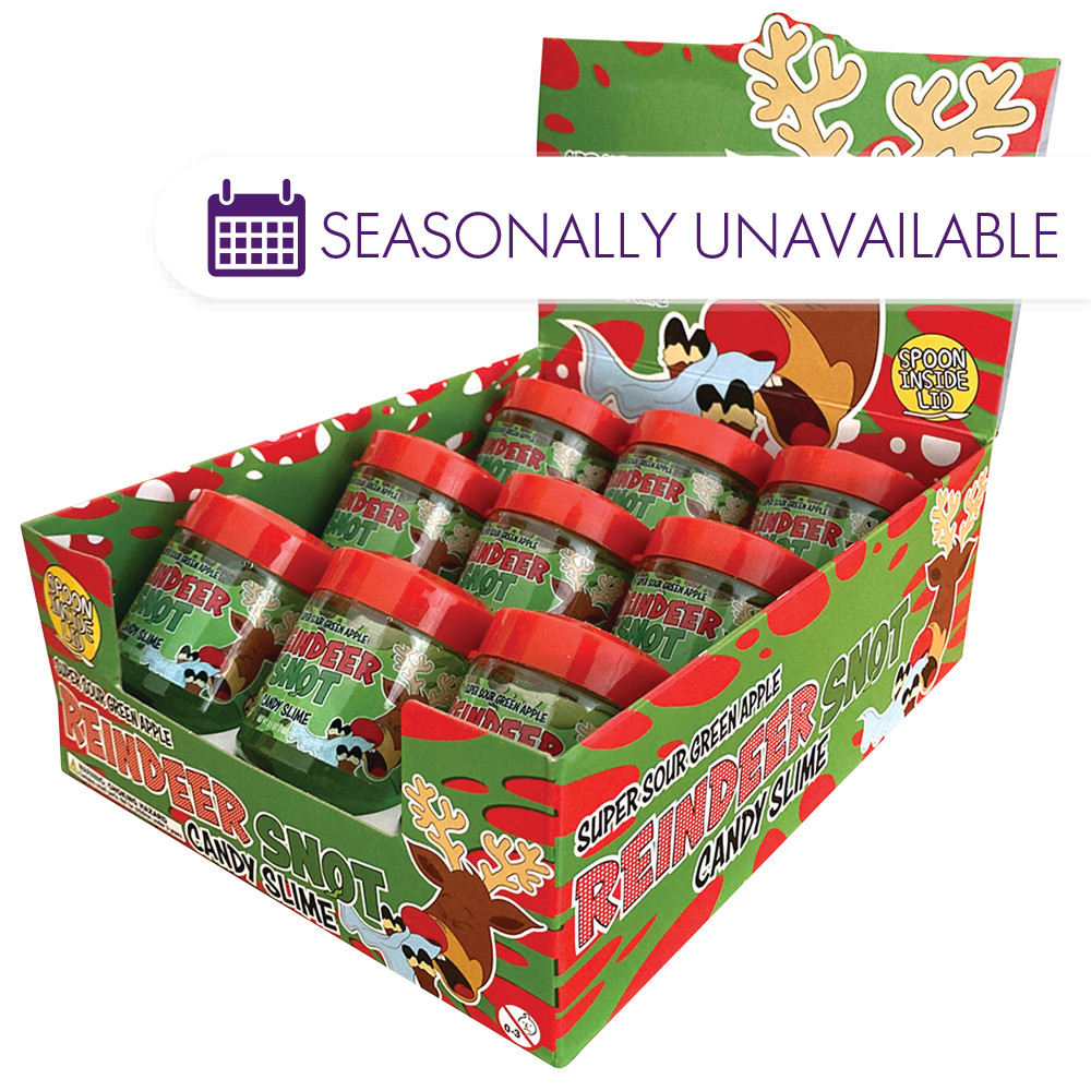 Reindeer Snot Sour Slime Candy 3.5 oz Jar | Nassau Candy