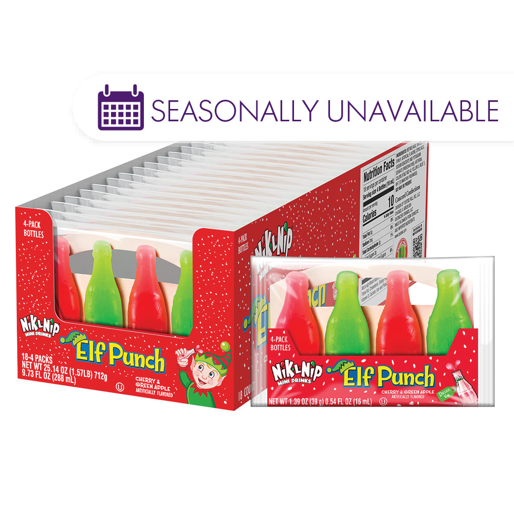 Nik L Nip Elf Punch 1.39 oz 4 Pack | Nassau Candy