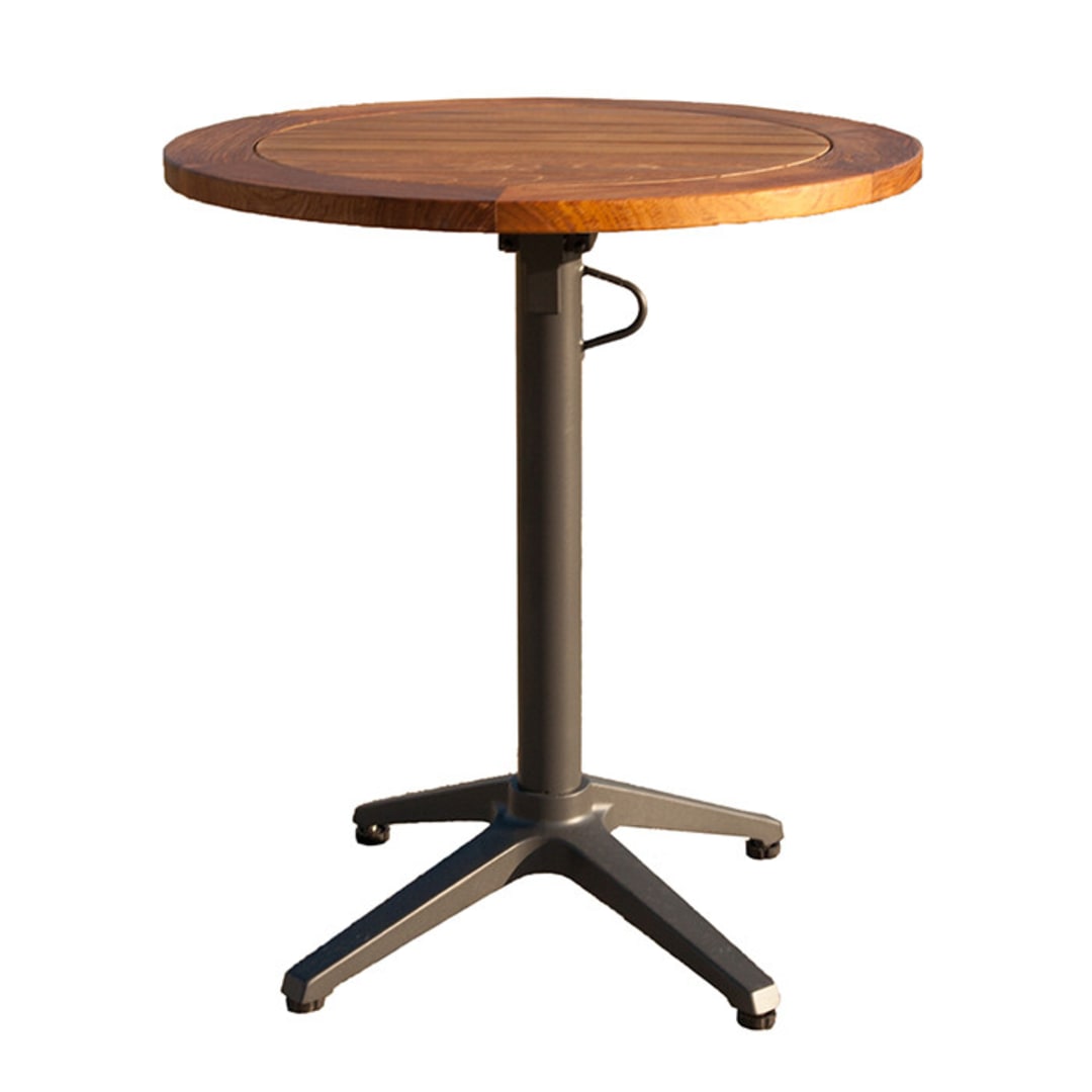 Table bistro ronde Aluminium - Typon - L.68 x l.68 x H.74 cm ...