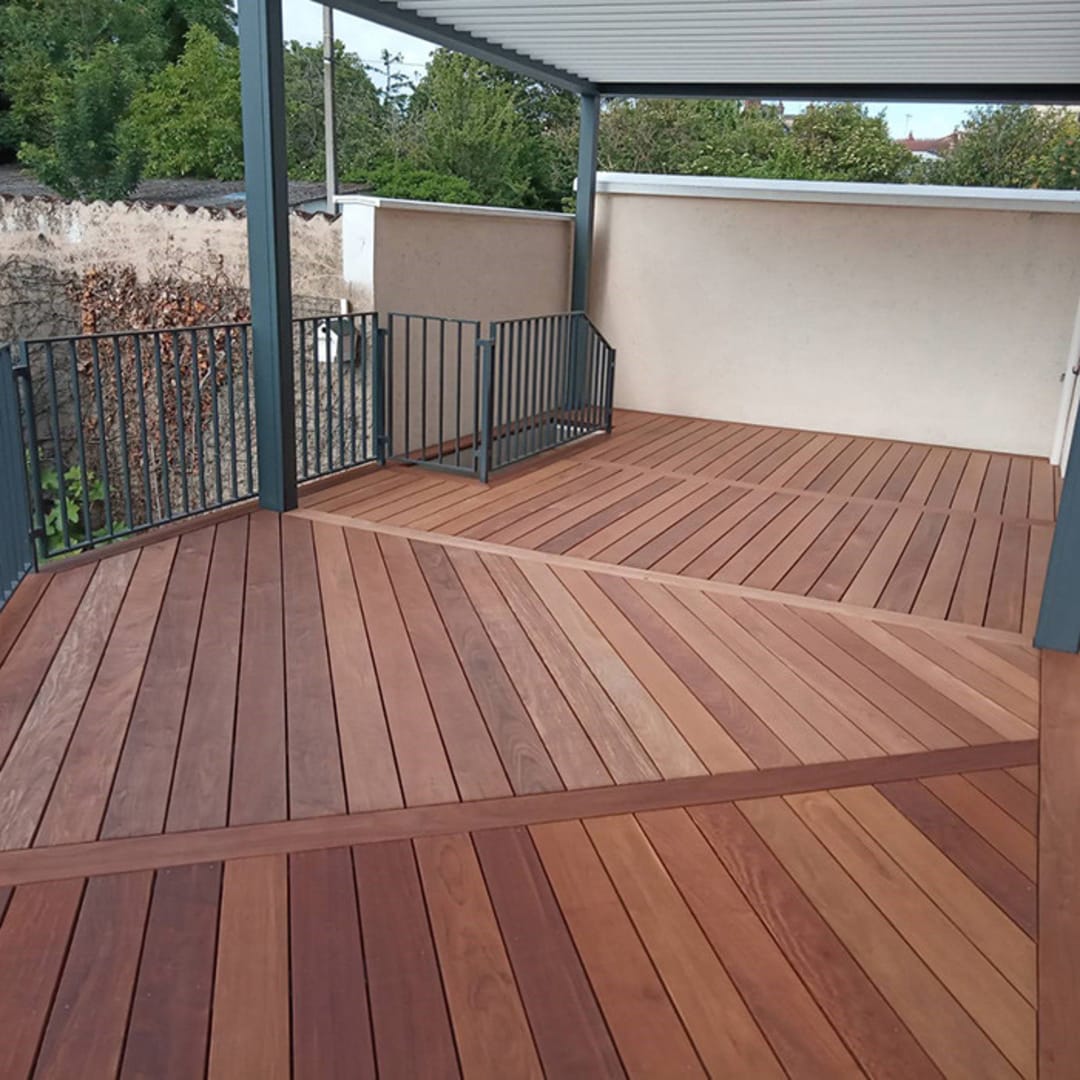 Kit terrasse complet - IPÉ - Ep.21 mm x l.145 mm - L.1,25 m - À partir ...