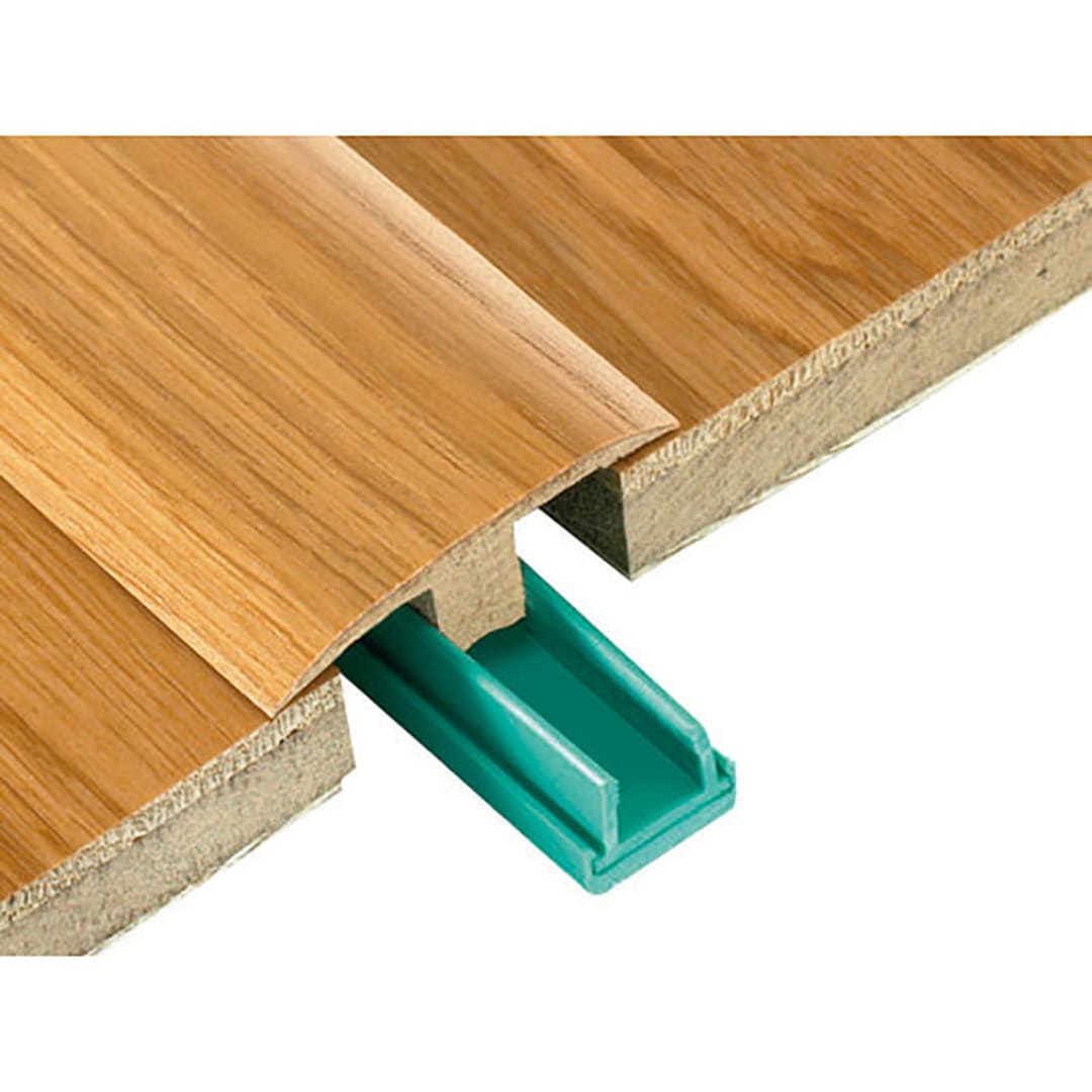 Seuil 3 en 1 parquet PANAGET - Chêne vernis Topaze- 14 x 80 x 2200 mm