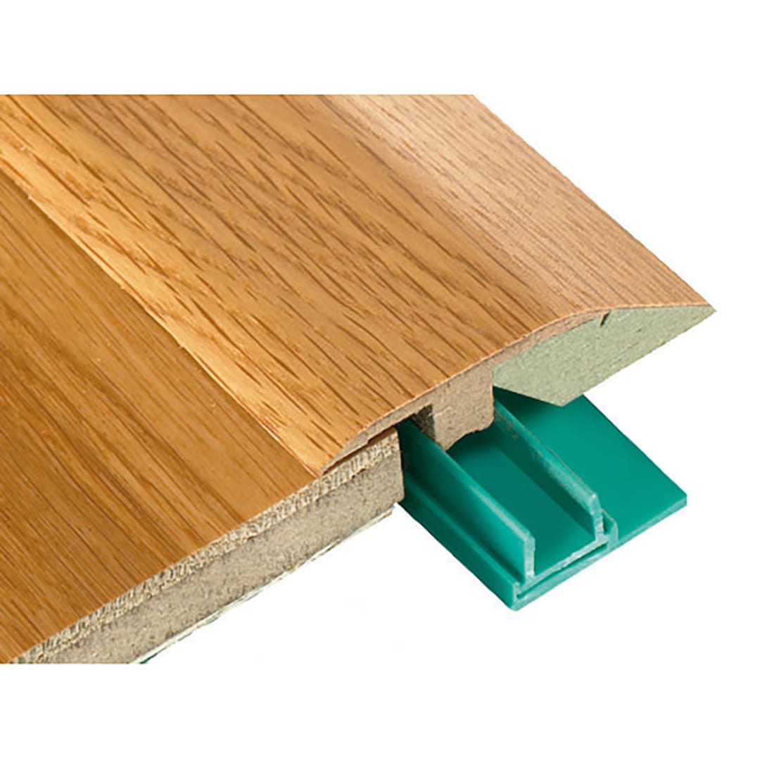 Seuil 3 en 1 parquet PANAGET - Chêne vernis Topaze- 14 x 80 x 2200 mm