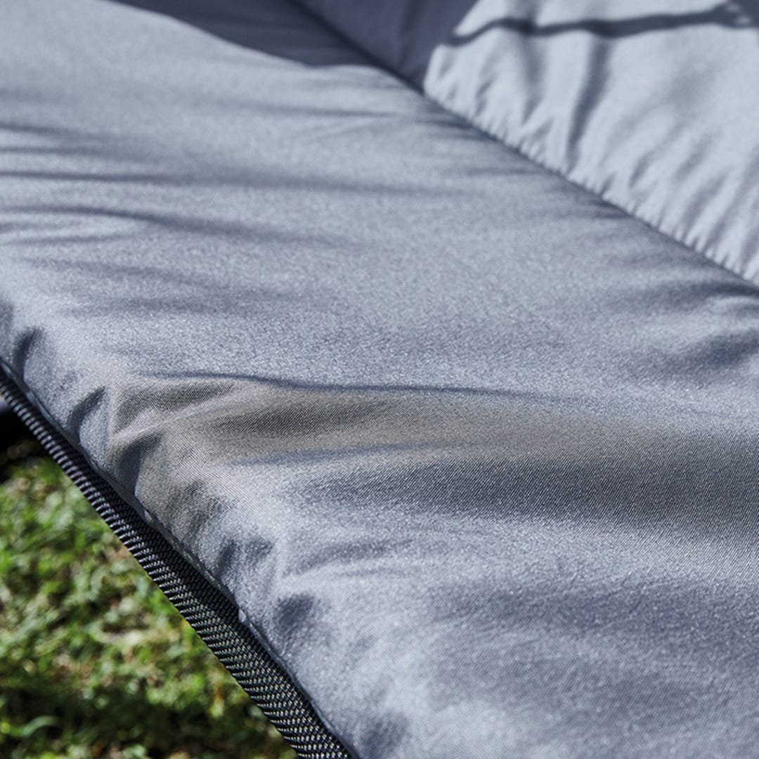 Balancelle Kerada - Acier - Toile tendue - 2/3 places - Grey/Noir