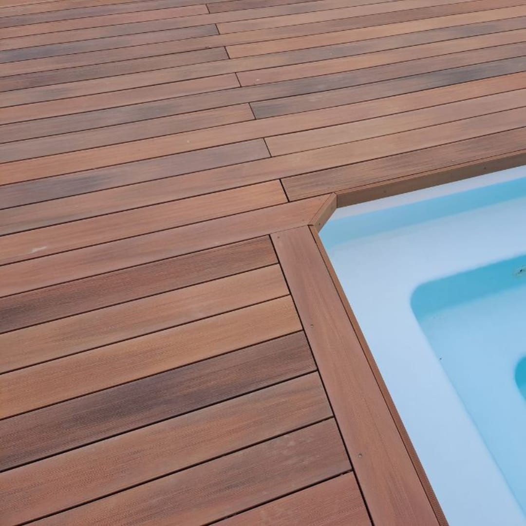 Lame composite - Silvadec - Atmosphère - Nuances Ipé - Ep.23 mm / l.138 ...