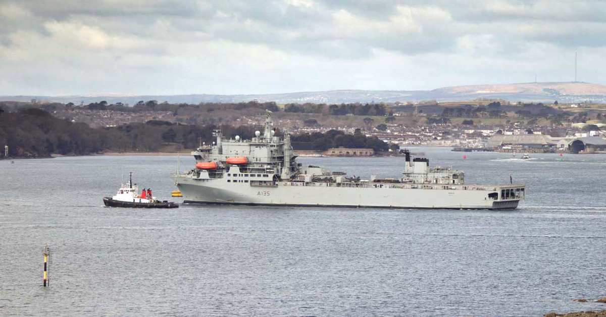 RFA Argus deployed in Caribbean in preparation for hurricanes and Covid-19
